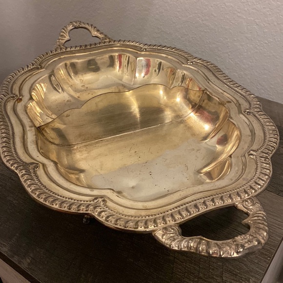 Crown Silver Co | Dining | Vintage Crown Silver Co Silver Plate Warming ...